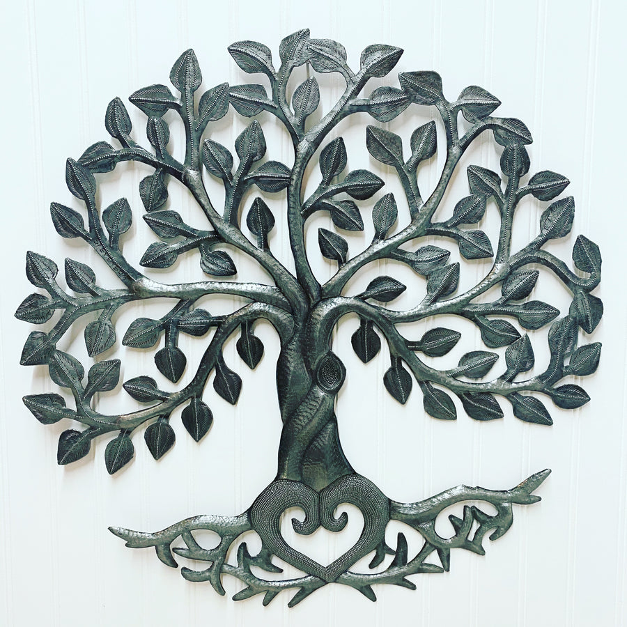 Tree of Life with Heart Roots - Large 23” – Hands of Haiti